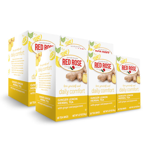 Lemon Ginger Tea | Red Rose Tea
